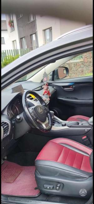 Grey Lexus NX 300h 2015 in Vilnius, with an engine capacity of 2.49 L and mileage of 242 thousand km for 18000 €, photo  on AUTOMOTO.COM.LV