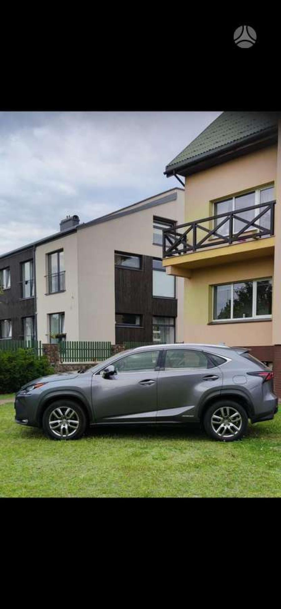 Grey Lexus NX 300h 2015 in Vilnius, with an engine capacity of 2.49 L and mileage of 242 thousand km for 18000 €, photo 7 on AUTOMOTO.COM.LV