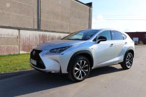 Grey Lexus NX 300h 2015 in Panevezys, with an engine capacity of 2.49 L and mileage of 172 thousand km for 19850 €, photo  on AUTOMOTO.COM.LV