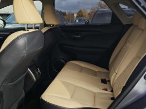 Grey Lexus NX 300h 2015 in Vilnius, with an engine capacity of 2.49 L and mileage of 135 thousand km for 18500 €, photo 17 on AUTOMOTO.COM.LV