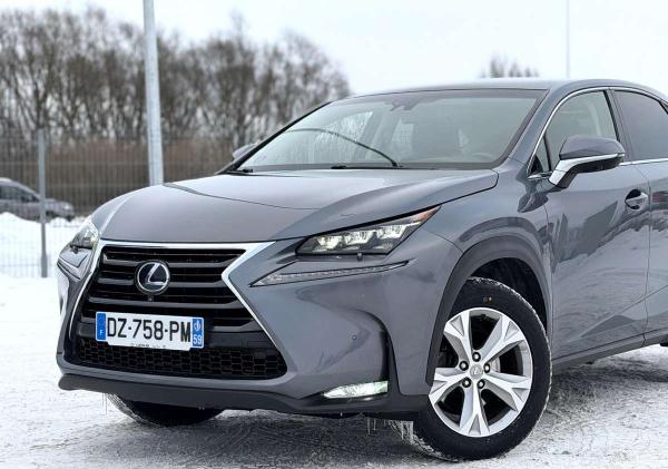 Grey Lexus NX 300h 2016 in Taurage, with an engine capacity of 2.49 L and mileage of 191 thousand km for 19300 €, photo 6 on AUTOMOTO.COM.LV