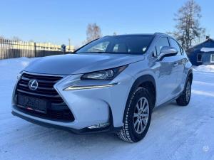 Grey Lexus NX 300h 2016 in Vilnius, with an engine capacity of 2.49 L and mileage of 153 thousand km for 18950 €, photo  on AUTOMOTO.COM.LV