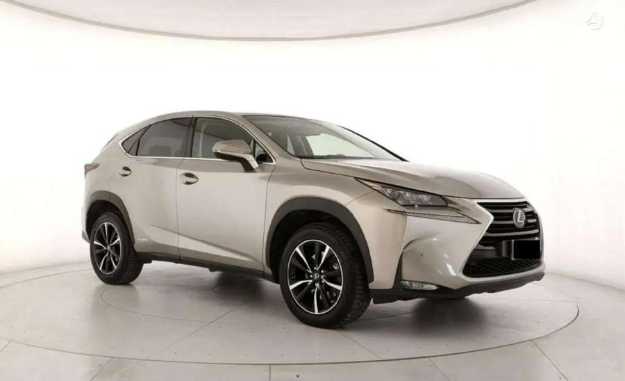 Grey Lexus NX 300h 2016 in Vilnius, with an engine capacity of 2.49 L and mileage of 89 thousand km for 22755 €, photo 3 on AUTOMOTO.COM.LV