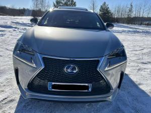 Pelēks Lexus NX 300h 2016 Viļņa, ar dzinēja tilpumu 2.49 L un nobraukumu 220 tūkst. km par 19600 €, foto  vietnē AUTOMOTO.COM.LV