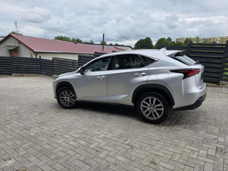 Grey Lexus NX 300h 2016 in Telschi, with an engine capacity of 2.50 L and mileage of 119 thousand km for 17599 €, photo 13 on AUTOMOTO.COM.LV