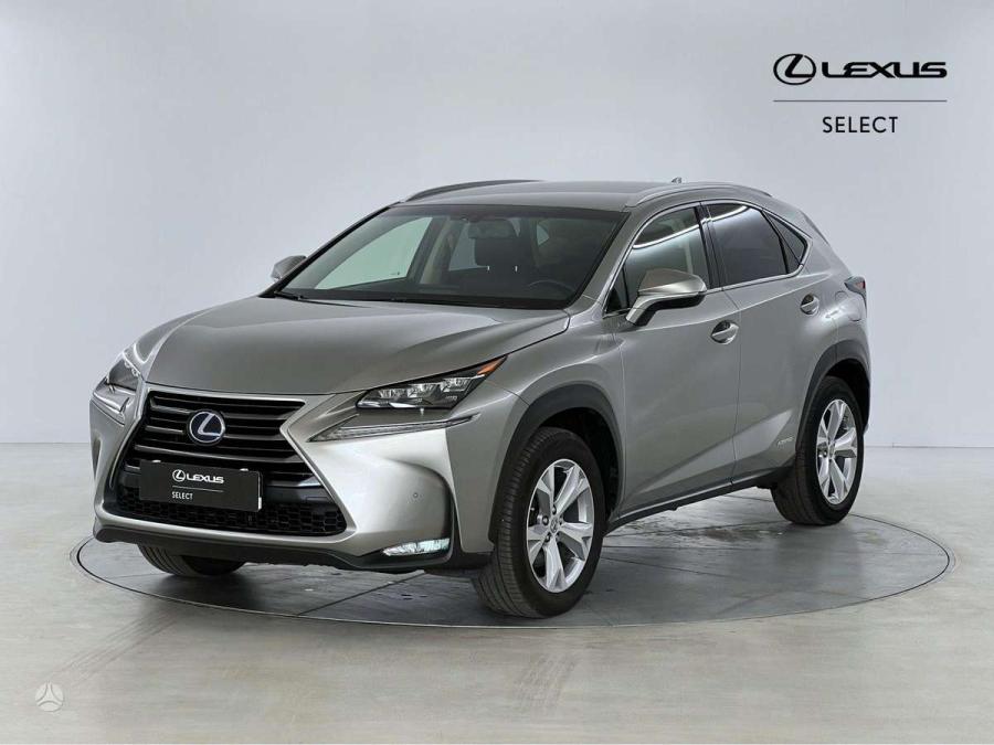 Серый Лексус NX 300h 2016 в Вильнюс, объемом двигателя 2.49 л и пробегом 109 тыс. км за 24900 €, фото 1 на AUTOMOTO.COM.LV