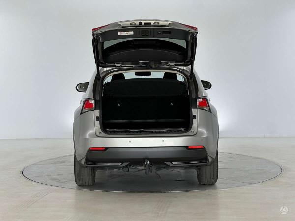 Grey Lexus NX 300h 2016 in Vilnius, with an engine capacity of 2.49 L and mileage of 109 thousand km for 24900 €, photo 10 on AUTOMOTO.COM.LV