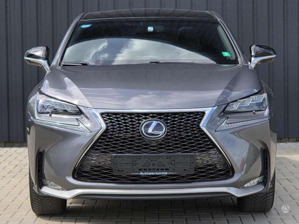 Pelēks Lexus NX 300h 2016 Kauņa, ar dzinēja tilpumu 2.50 L un nobraukumu 243 tūkst. km par 19999 €, foto 1 vietnē AUTOMOTO.COM.LV