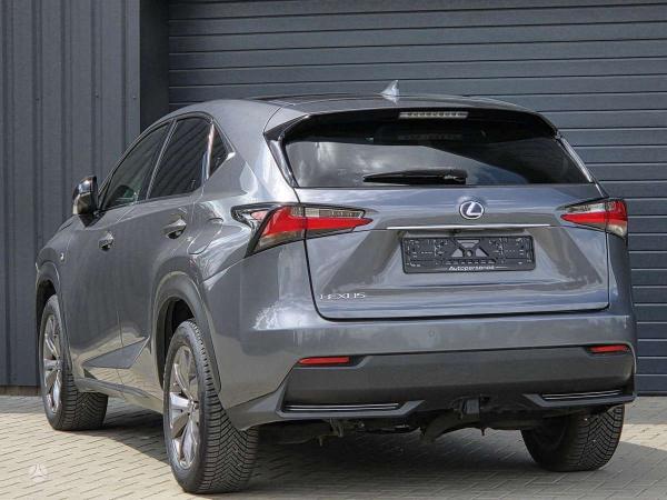 Pelēks Lexus NX 300h 2016 Kauņa, ar dzinēja tilpumu 2.50 L un nobraukumu 243 tūkst. km par 19999 €, foto 5 vietnē AUTOMOTO.COM.LV