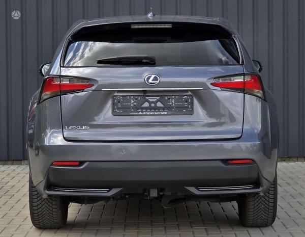 Pelēks Lexus NX 300h 2016 Kauņa, ar dzinēja tilpumu 2.50 L un nobraukumu 243 tūkst. km par 19999 €, foto 6 vietnē AUTOMOTO.COM.LV