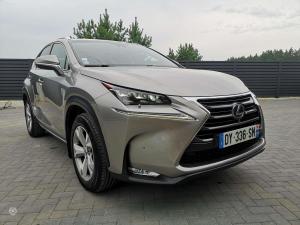 Grey Lexus NX 300h 2016 in Vilnius, with an engine capacity of 2.49 L and mileage of 223 thousand km for 18700 €, photo 3 on AUTOMOTO.COM.LV