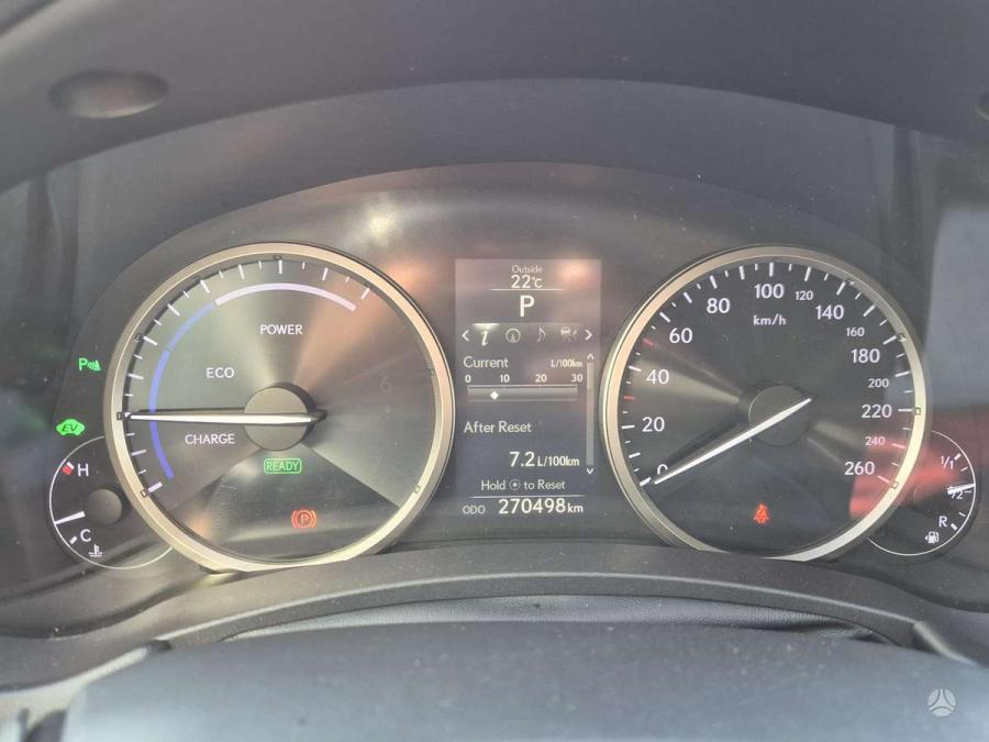 Pelēks Lexus NX 300h 2016 Viļņa, ar dzinēja tilpumu 2.49 L un nobraukumu 270 tūkst. km par 18500 €, foto 26 vietnē AUTOMOTO.COM.LV