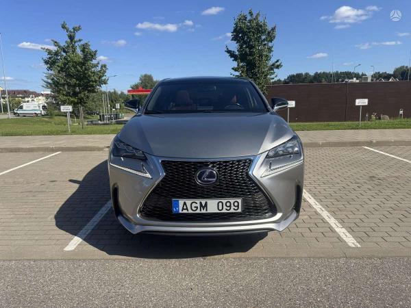 Grey Lexus NX 300h 2016 in Vilnius, with an engine capacity of 2.49 L and mileage of 153 thousand km for 23000 €, photo 1 on AUTOMOTO.COM.LV