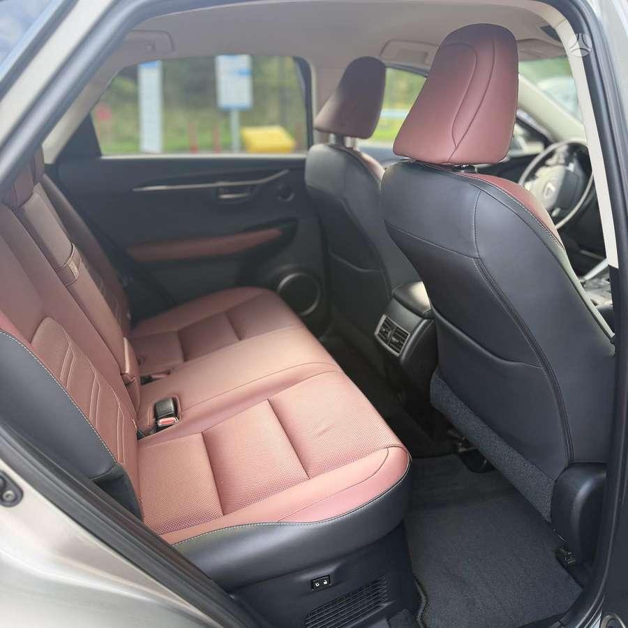Grey Lexus NX 300h 2016 in Vilnius, with an engine capacity of 2.50 L and mileage of 287 thousand km for 17700 €, photo 16 on AUTOMOTO.COM.LV