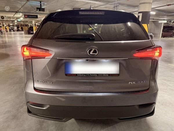 Grey Lexus NX 300h 2016 in Kaunas, with an engine capacity of 2.49 L and mileage of 181 thousand km for 20500 €, photo 9 on AUTOMOTO.COM.LV