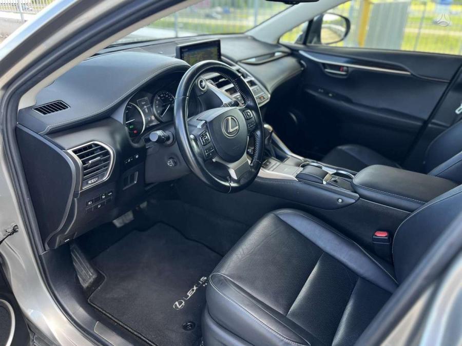 Pelēks Lexus NX 300h 2017 Viļņa, ar dzinēja tilpumu 2.49 L un nobraukumu 147 tūkst. km par 24999 €, foto 11 vietnē AUTOMOTO.COM.LV