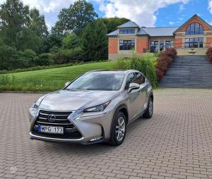 Pelēks Lexus NX 300h 2017 Viļņa, ar dzinēja tilpumu 2.49 L un nobraukumu 136 tūkst. km par 21500 €, foto  vietnē AUTOMOTO.COM.LV