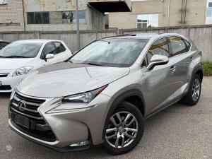 Grey Lexus NX 300h 2017 in Vilnius, with an engine capacity of 2.49 L and mileage of 214 thousand km for 18200 €, photo  on AUTOMOTO.COM.LV