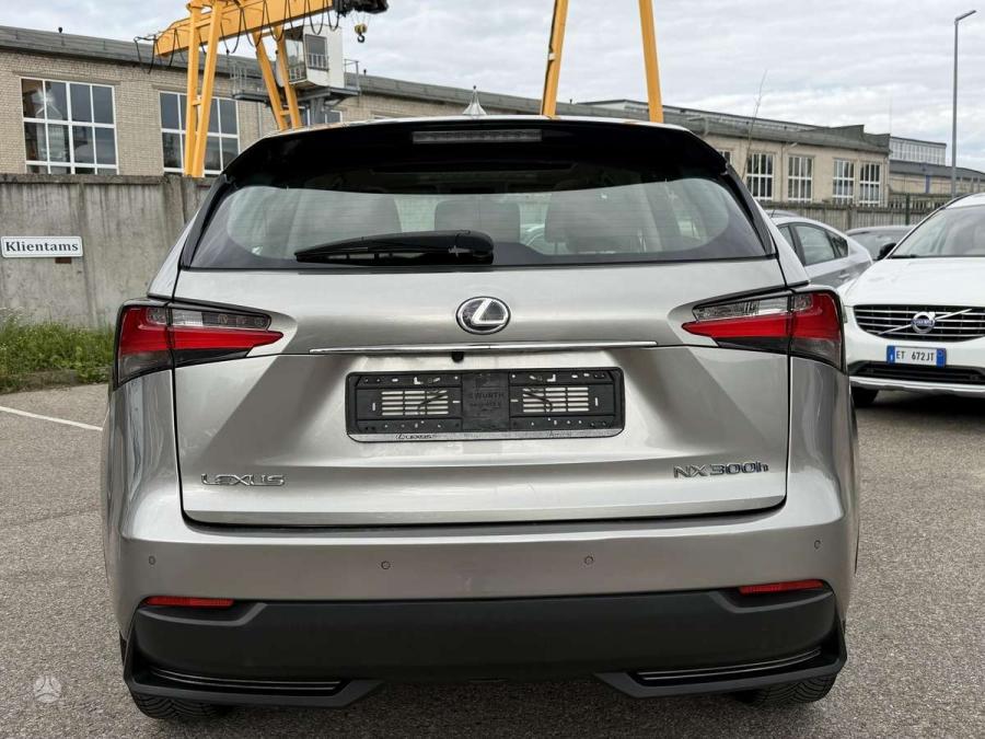 Grey Lexus NX 300h 2017 in Vilnius, with an engine capacity of 2.49 L and mileage of 214 thousand km for 18200 €, photo 10 on AUTOMOTO.COM.LV