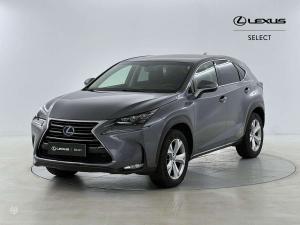 Grey Lexus NX 300h 2017 in Vilnius, with an engine capacity of 2.48 L and mileage of 169 thousand km for 25900 €, photo  on AUTOMOTO.COM.LV
