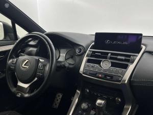 Grey Lexus NX 300h 2018 in Vilnius, with an engine capacity of 2.49 L and mileage of 68 thousand km for 29900 €, photo 14 on AUTOMOTO.COM.LV