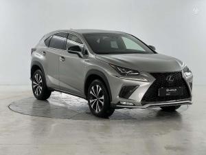 Grey Lexus NX 300h 2018 in Vilnius, with an engine capacity of 2.49 L and mileage of 68 thousand km for 29900 €, photo 18 on AUTOMOTO.COM.LV