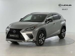 Grey Lexus NX 300h 2018 in Vilnius, with an engine capacity of 2.49 L and mileage of 99 thousand km for 29900 €, photo 1 on AUTOMOTO.COM.LV
