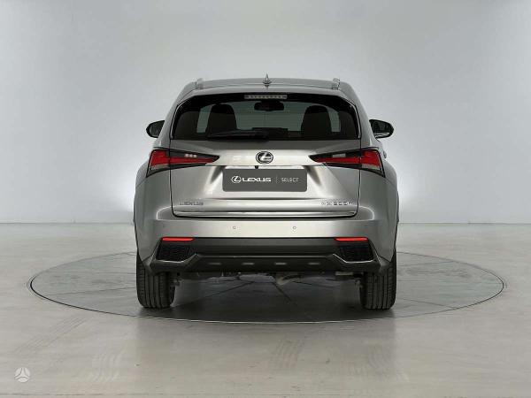 Grey Lexus NX 300h 2018 in Vilnius, with an engine capacity of 2.49 L and mileage of 99 thousand km for 29900 €, photo 5 on AUTOMOTO.COM.LV
