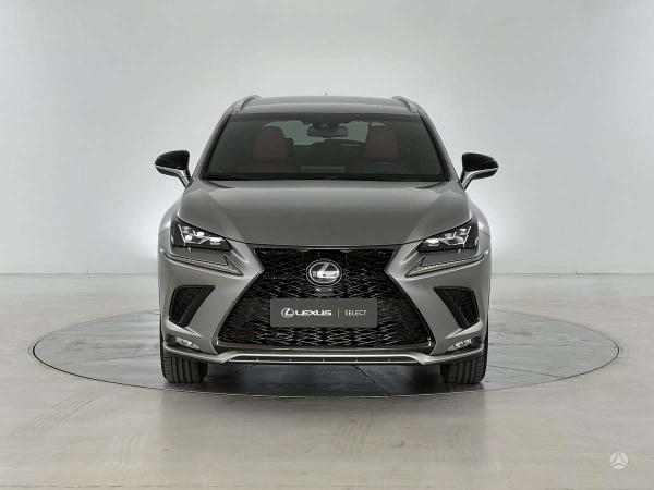 Grey Lexus NX 300h 2018 in Vilnius, with an engine capacity of 2.49 L and mileage of 99 thousand km for 29900 €, photo 6 on AUTOMOTO.COM.LV