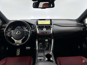Grey Lexus NX 300h 2018 in Vilnius, with an engine capacity of 2.49 L and mileage of 99 thousand km for 29900 €, photo 9 on AUTOMOTO.COM.LV
