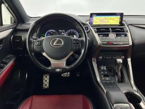 Grey Lexus NX 300h 2018 in Vilnius, with an engine capacity of 2.49 L and mileage of 99 thousand km for 29900 €, photo 10 on AUTOMOTO.COM.LV