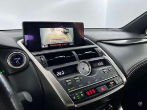 Grey Lexus NX 300h 2018 in Vilnius, with an engine capacity of 2.49 L and mileage of 99 thousand km for 29900 €, photo 23 on AUTOMOTO.COM.LV