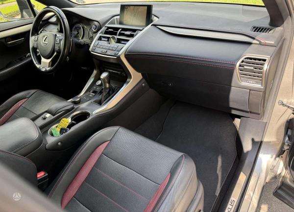 Grey Lexus NX 300h 2018 in Siauliai, with an engine capacity of 2.49 L and mileage of 109 thousand km for 23200 €, photo 8 on AUTOMOTO.COM.LV