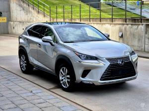 Grey Lexus NX 300h 2018 in Vilnius, with an engine capacity of 2.50 L and mileage of 260 thousand km for 22850 €, photo 5 on AUTOMOTO.COM.LV