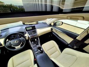 Grey Lexus NX 300h 2018 in Vilnius, with an engine capacity of 2.50 L and mileage of 260 thousand km for 22850 €, photo 23 on AUTOMOTO.COM.LV