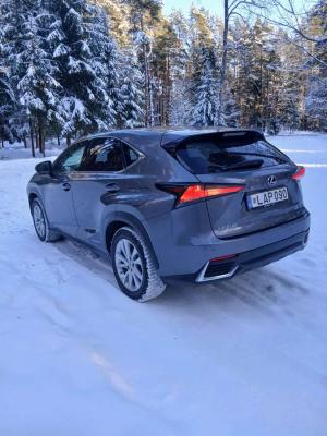 Grey Lexus NX 300h 2019 in Kaunas, with an engine capacity of 2.49 L and mileage of 129 thousand km for 22500 €, photo 3 on AUTOMOTO.COM.LV