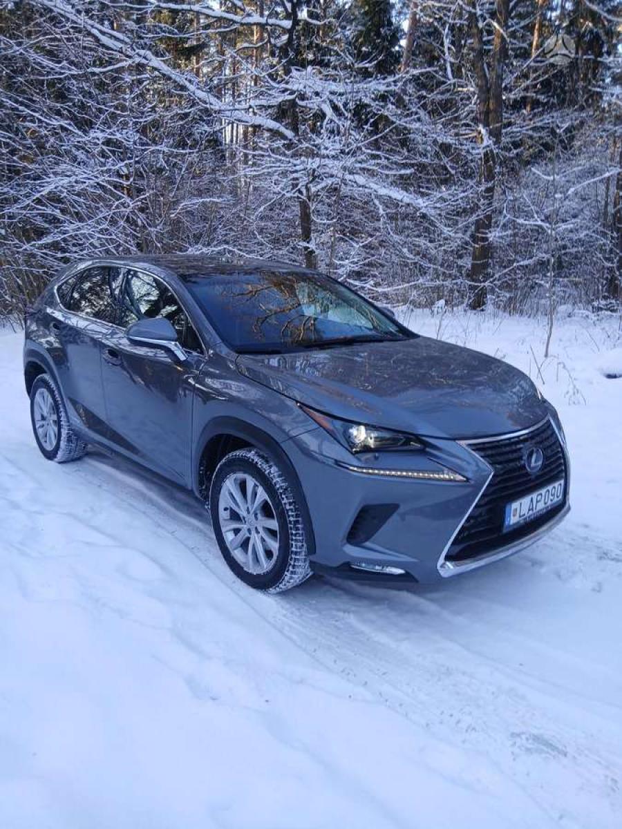 Grey Lexus NX 300h 2019 in Kaunas, with an engine capacity of 2.49 L and mileage of 129 thousand km for 22500 €, photo 7 on AUTOMOTO.COM.LV