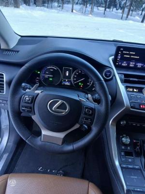 Grey Lexus NX 300h 2019 in Kaunas, with an engine capacity of 2.49 L and mileage of 129 thousand km for 22500 €, photo 9 on AUTOMOTO.COM.LV