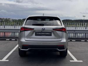 Grey Lexus NX 300h 2019 in Vilnius, with an engine capacity of 2.49 L and mileage of 104 thousand km for 28850 €, photo 5 on AUTOMOTO.COM.LV