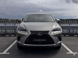 Grey Lexus NX 300h 2019 in Vilnius, with an engine capacity of 2.49 L and mileage of 104 thousand km for 28850 €, photo 10 on AUTOMOTO.COM.LV