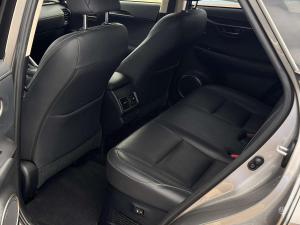 Grey Lexus NX 300h 2019 in Vilnius, with an engine capacity of 2.49 L and mileage of 104 thousand km for 28850 €, photo 17 on AUTOMOTO.COM.LV
