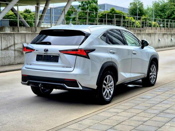 Grey Lexus NX 300h 2019 in Vilnius, with an engine capacity of 2.49 L and mileage of 155 thousand km for 23650 €, photo 5 on AUTOMOTO.COM.LV