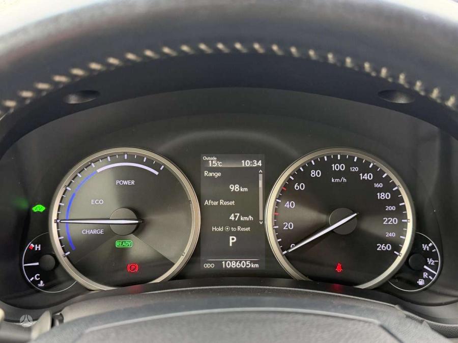Серый Лексус NX 300h 2019 в Вильнюс, объемом двигателя 2.49 л и пробегом 108 тыс. км за 24300 €, фото 25 на AUTOMOTO.COM.LV