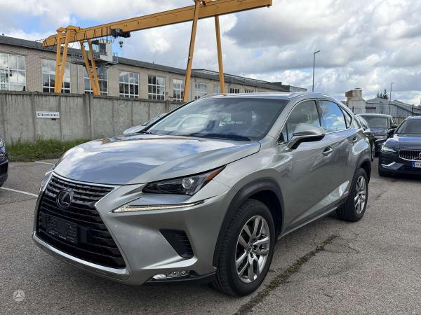 Grey Lexus NX 300h 2019 in Vilnius, with an engine capacity of 2.49 L and mileage of 240 thousand km for 19900 €, photo 1 on AUTOMOTO.COM.LV