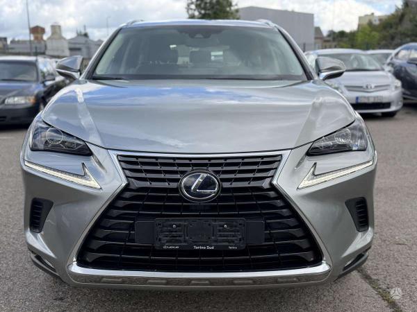 Grey Lexus NX 300h 2019 in Vilnius, with an engine capacity of 2.49 L and mileage of 240 thousand km for 19900 €, photo 5 on AUTOMOTO.COM.LV
