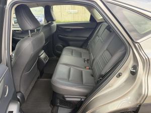 Grey Lexus NX 300h 2019 in Vilnius, with an engine capacity of 2.49 L and mileage of 240 thousand km for 19900 €, photo 19 on AUTOMOTO.COM.LV