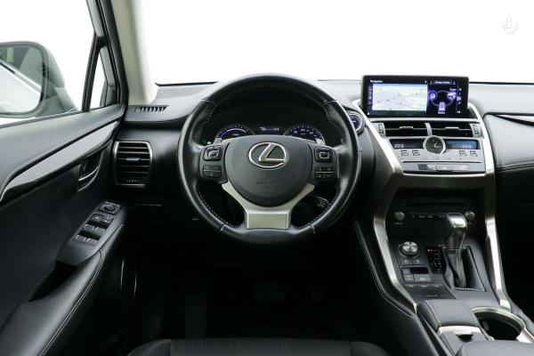 Lexus NX 300h 2019 in Vilnius on AUTOMOTO.COM.LV Grey Lexus NX 300h 2019 in Vilnius, with an engine capacity of 2.49 L and mileage of 109 thousand km for 26990 €, photo 3 on AUTOMOTO.COM.LV