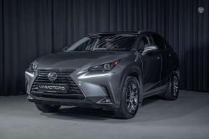 Grey Lexus NX 300h 2020 in Vilnius, with an engine capacity of 2.50 L and mileage of 77 thousand km for 35000 €, photo  on AUTOMOTO.COM.LV