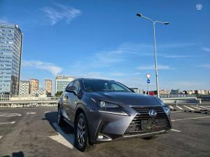 Grey Lexus NX 300h 2020 in Vilnius, with an engine capacity of 2.50 L and mileage of 80 thousand km for 28600 €, photo 3 on AUTOMOTO.COM.LV