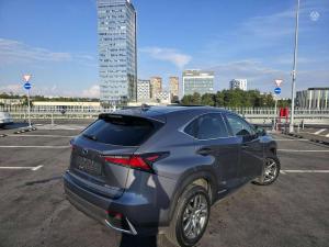 Grey Lexus NX 300h 2020 in Vilnius, with an engine capacity of 2.50 L and mileage of 80 thousand km for 28600 €, photo 7 on AUTOMOTO.COM.LV